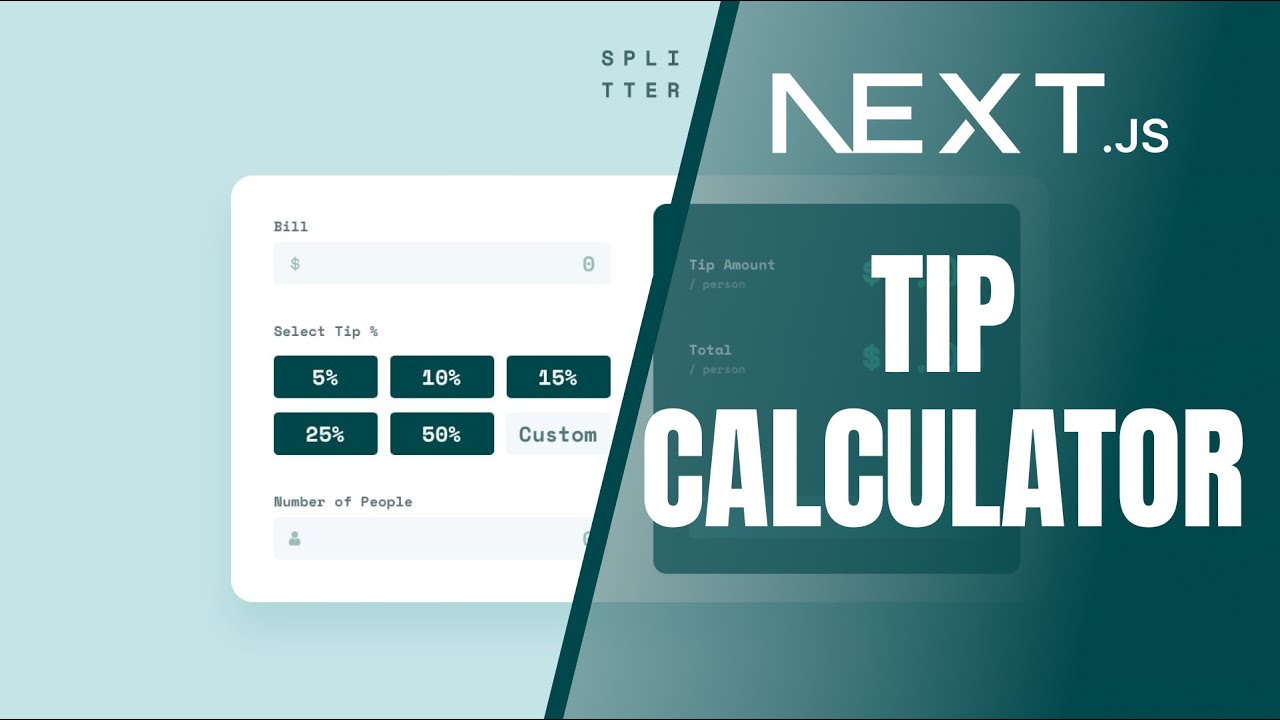 Tip Calculator App | Frontend Mentor Challenge | TsbSankara - YouTube