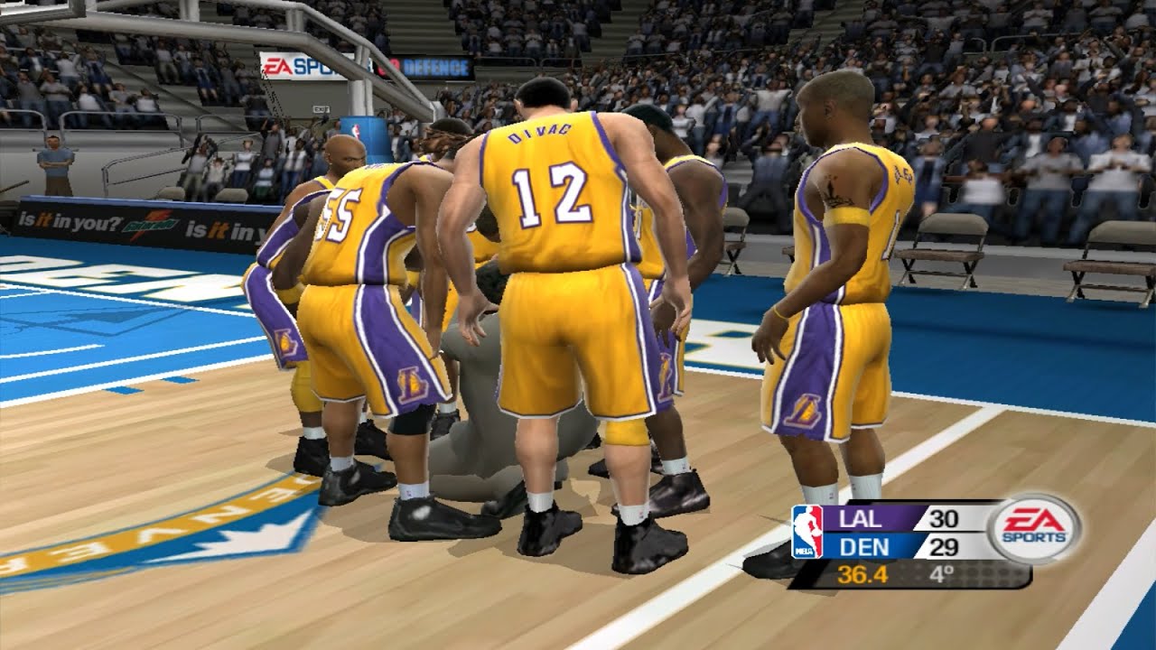 NBA LIVE 2005 | DENVER NUGGETS VS LA LAKERS - PARTIDAZO DE KOBE - YouTube