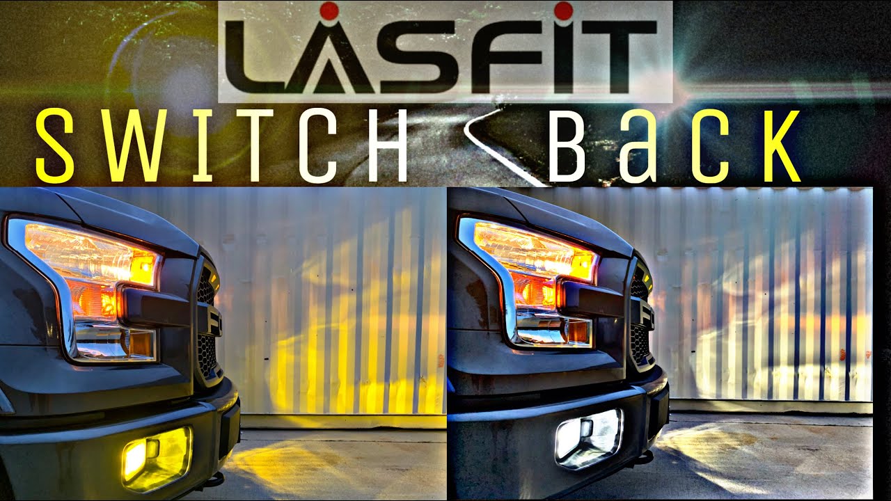 LASFIT SWITCHBACK FOG LIGHTS ON F-150 #switchback - YouTube