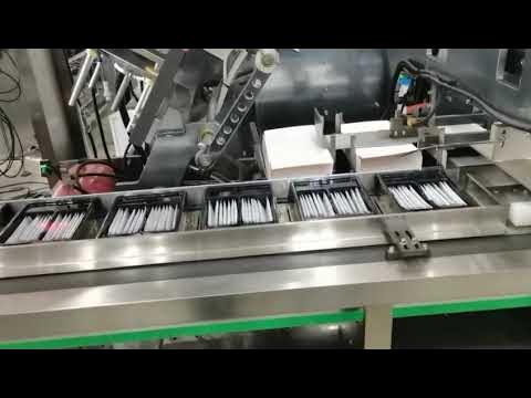 Automatic counting and sorter sticks or sachets with cartoning machine / cartoner machine - YouTube