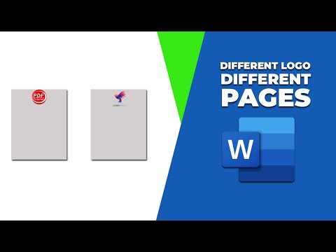 How to insert different logo on different pages in word - The Graphic Home