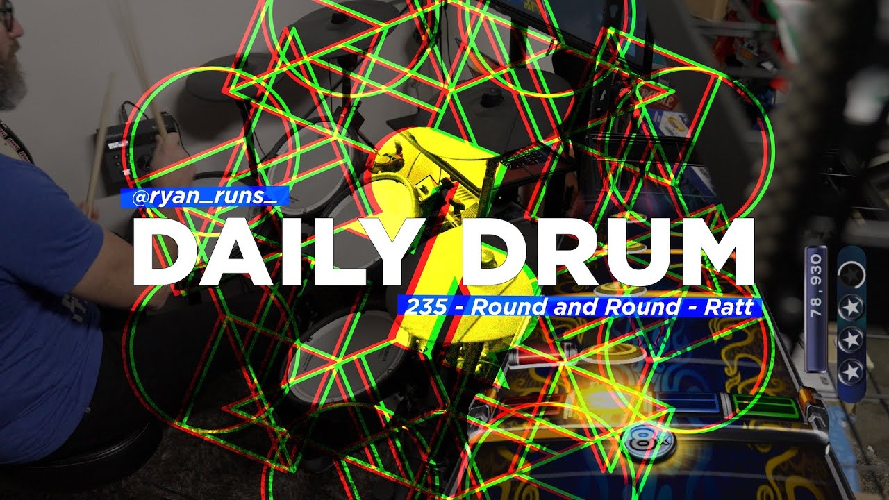 Daily Drum #235 - Round and Round - Ratt - YouTube