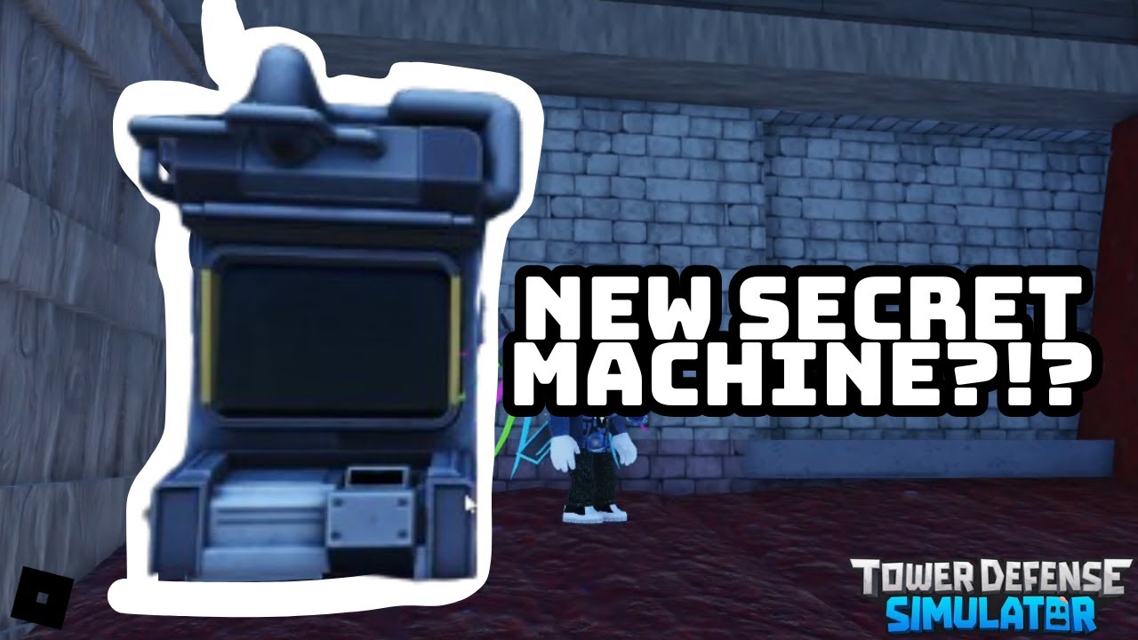 NEW SECRET MACHINE IN TOWER DEFENSE SIMULATOR?!? (TDS) - YouTube