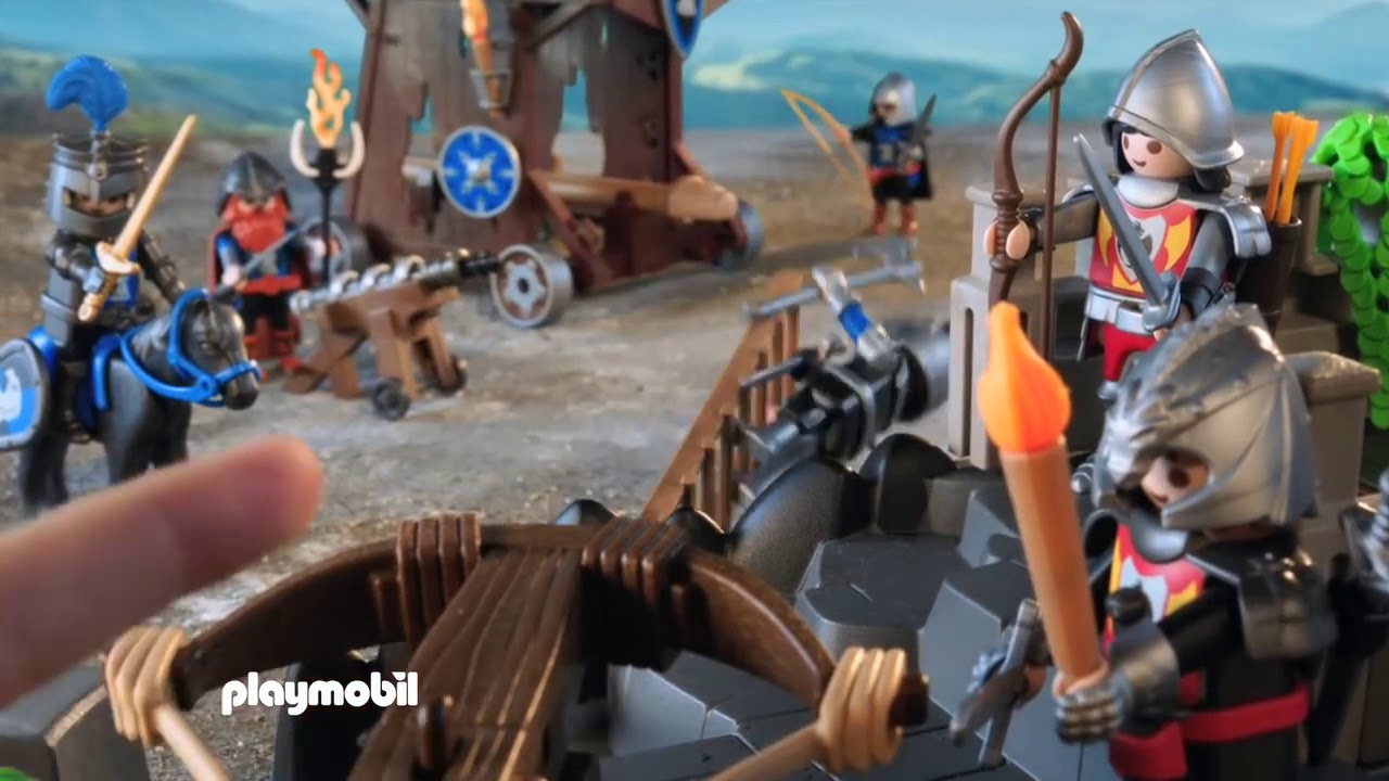 PLAYMOBIL Ridders Een nieuw gevecht tussen de Valkenridders en de ...