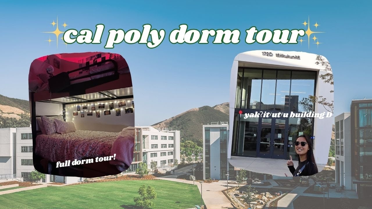 cal poly dorm tour! | yakʔitʸutʸu D (tšɨłkukunɨtš) - YouTube