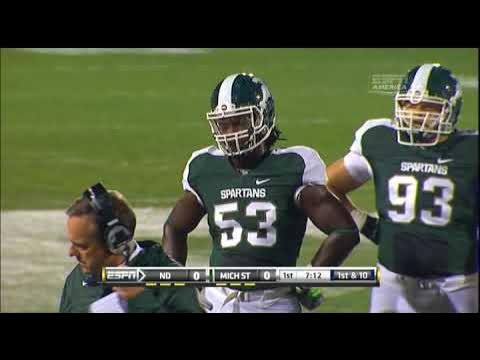 2010 W3 Notre Dame vs Michigan State - YouTube