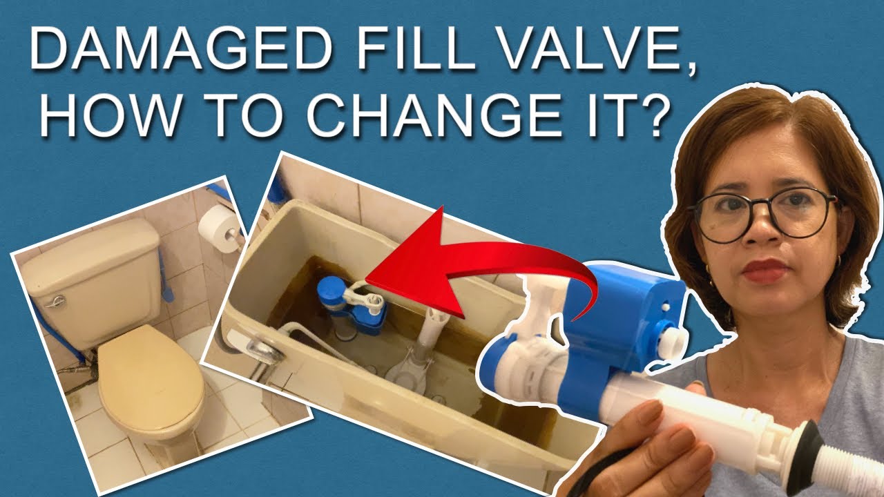 DIY: CHANGING THE FILL VALVE (LEVER TYPE) || Rosemarie Arroyo - YouTube