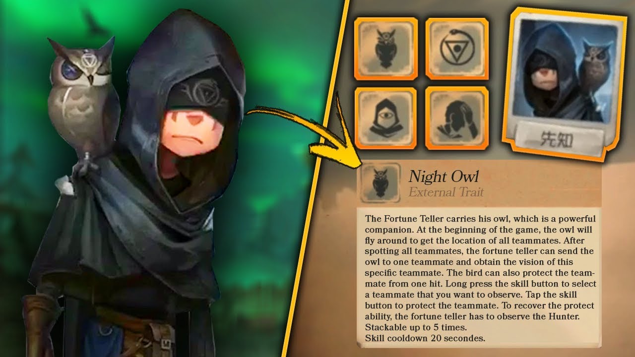 The Fortune Teller - All Skills Explained! (New Survivor) - Identity V ...