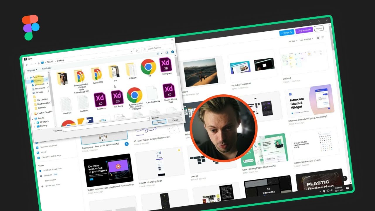 How do I open a FIG file in Figma - YouTube