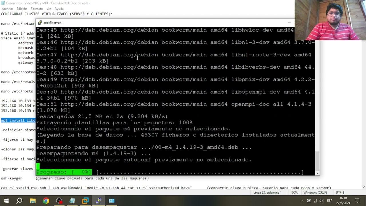 NFS y MPI - Caro Axel Emanuel - Arquitectura de la Computadora 2024 UNSa - YouTube