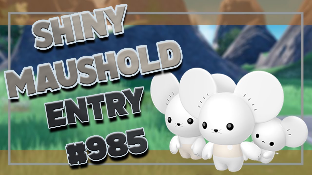 Shiny Tandemaus/Maushold from Outbreaks! Shiny Living Dex #985! - YouTube