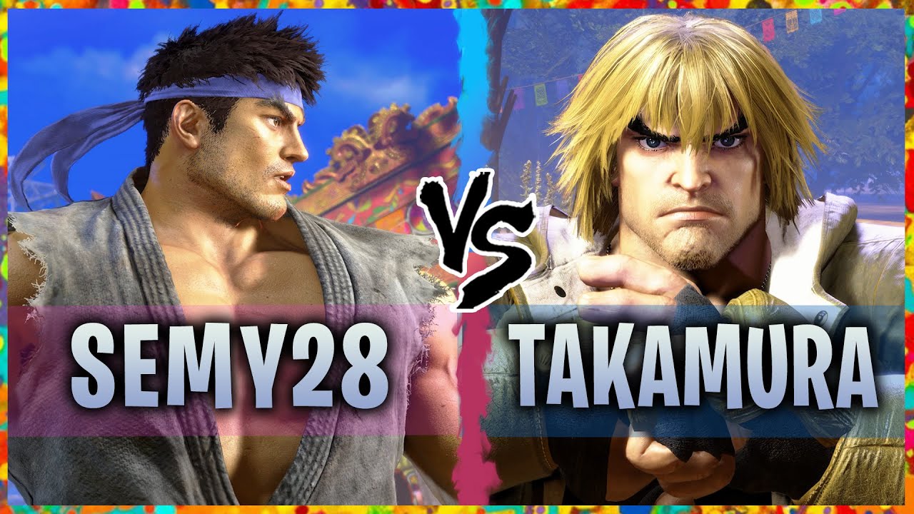 SF6 Ryu (Semy28) Vs. Ken (-TAKAMURA)『Street Fighter 6』 - YouTube