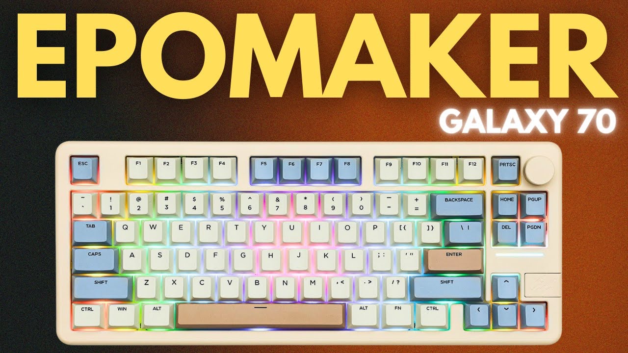 Epomaker Galaxy 70 Review - YouTube