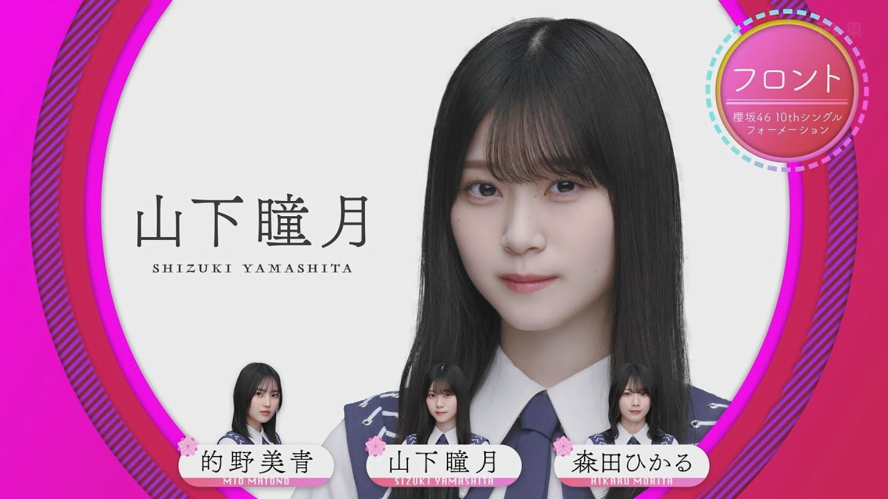 櫻坂46 10枚目シングルI want tomorrow to comeフォーメーション発表！ - YouTube