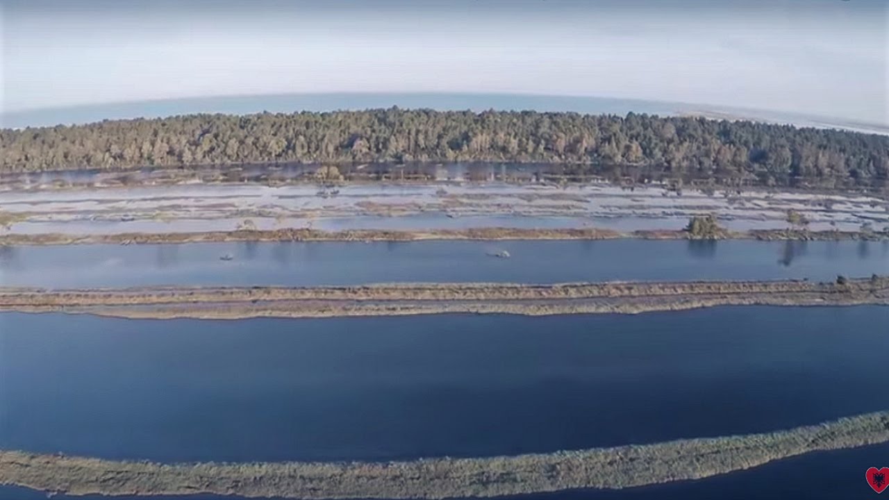 Karavasta Lagoon - Laguna e Karavastasë, Divjakë Albania (FromAir ...