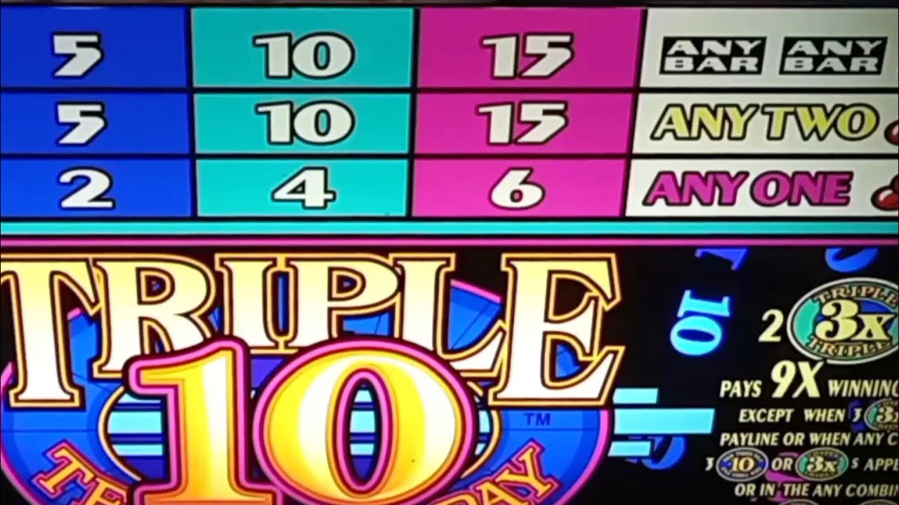 Vintage SLOTS | TRIPLE 10X 3X - YouTube