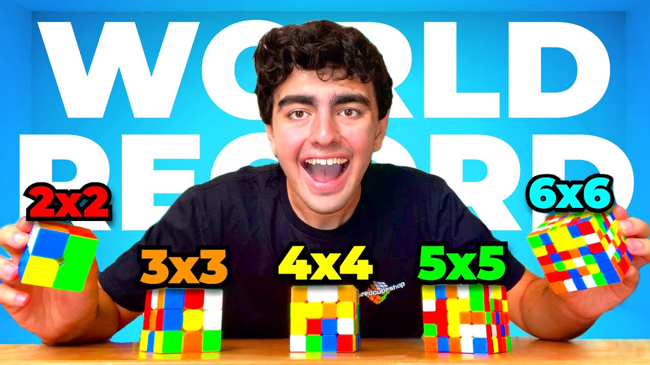 I Tried Every World Record Cube - YouTube