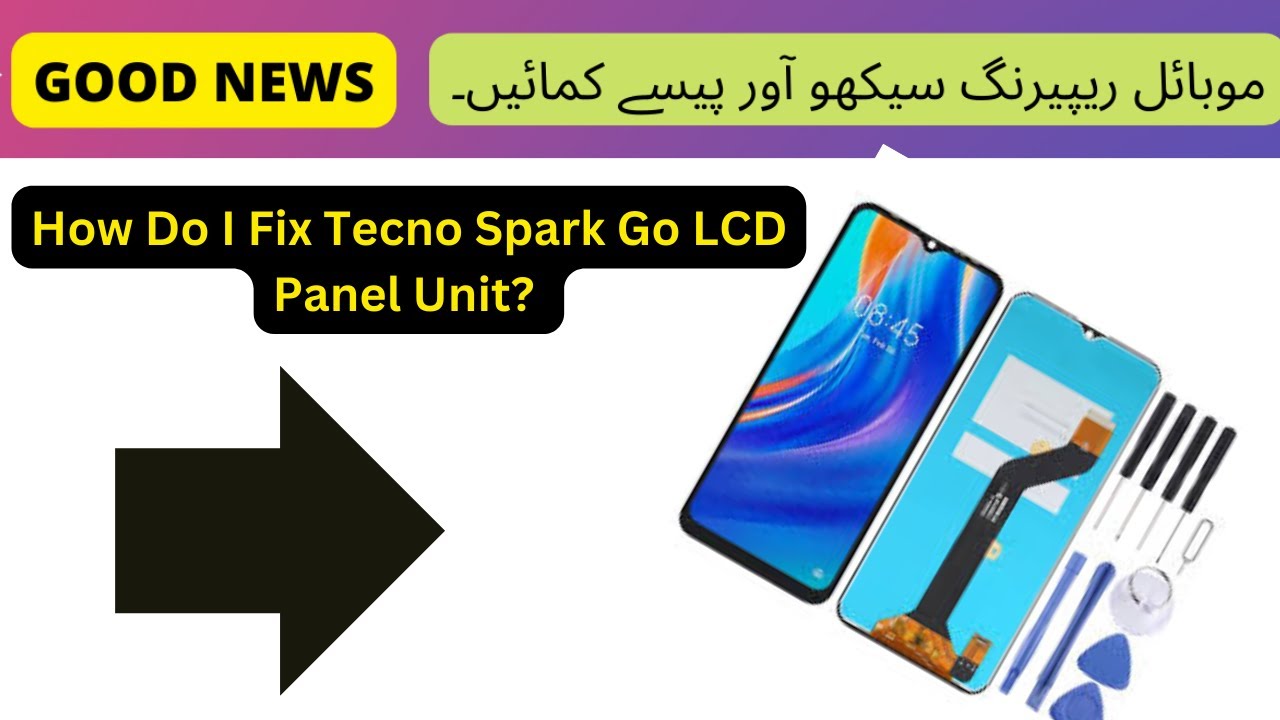 Tecno Spark Go LCD Panel KC1 Display Screen Replacement - YouTube