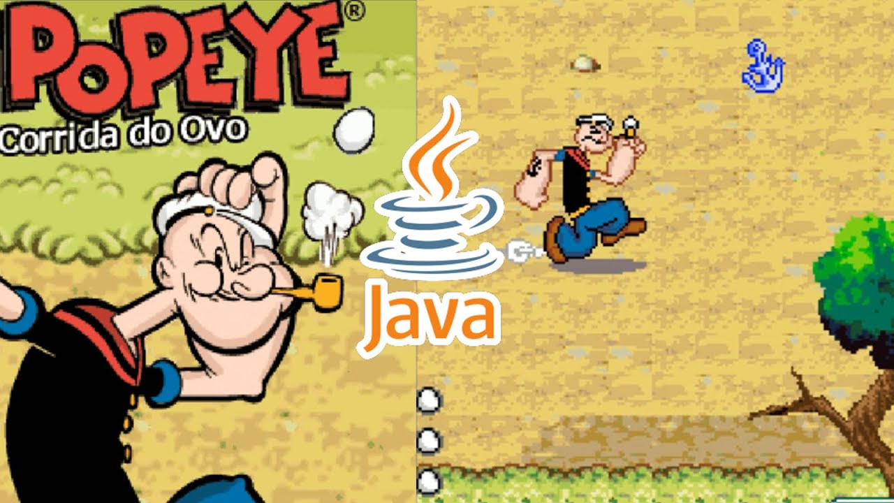 Popeye: Corrida do Ovo JAVA GAME (MDEV 2007 year) - YouTube