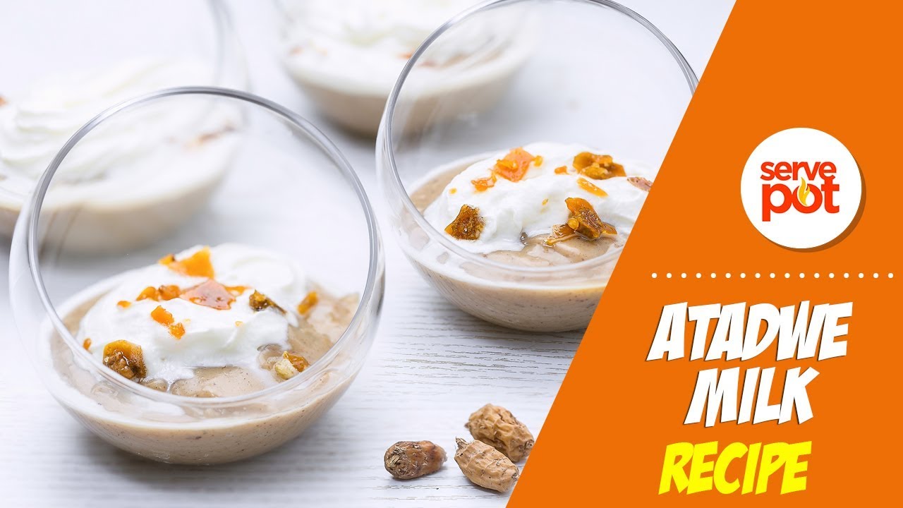 How To Make Atadwe Milk (Tiger Nut Pudding) - YouTube