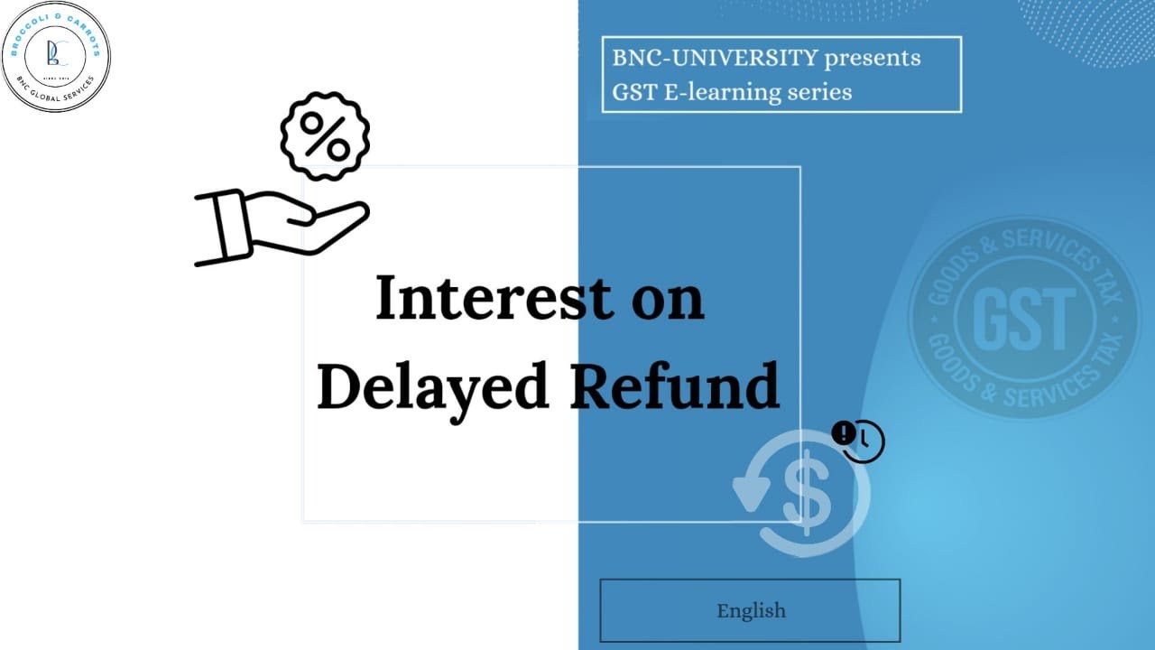 42. GST - Interest on Delayed Refund - YouTube