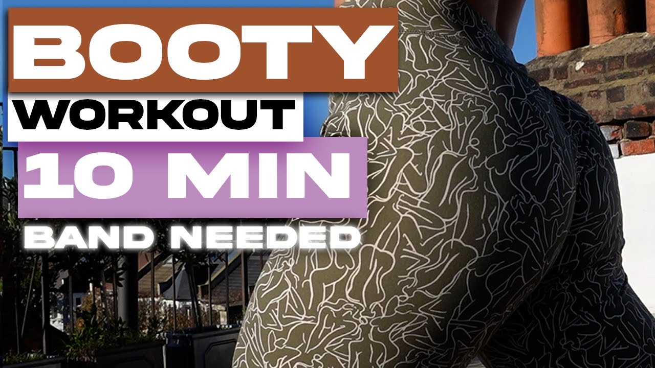10 Min Booty Workout 🍑 Band Workout Youtube