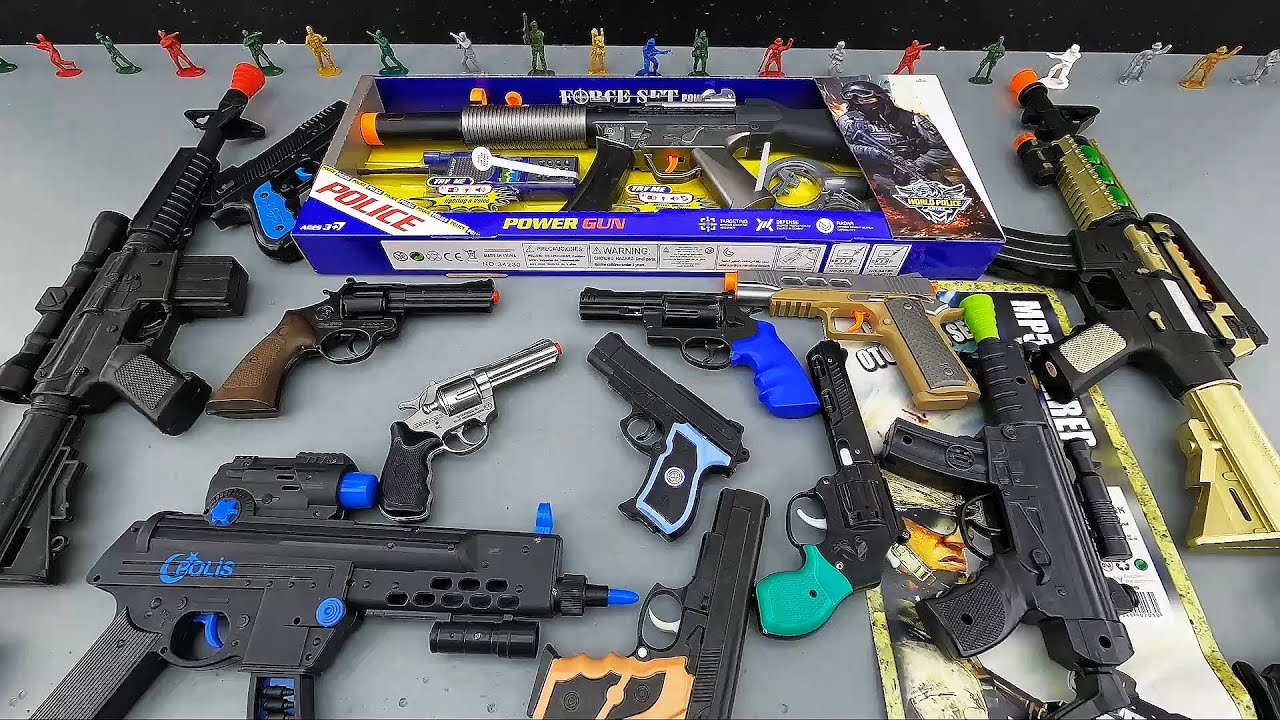 Gun Toys! Military Weapons Toys / Glock, Beretta, Ruger, Colt ...
