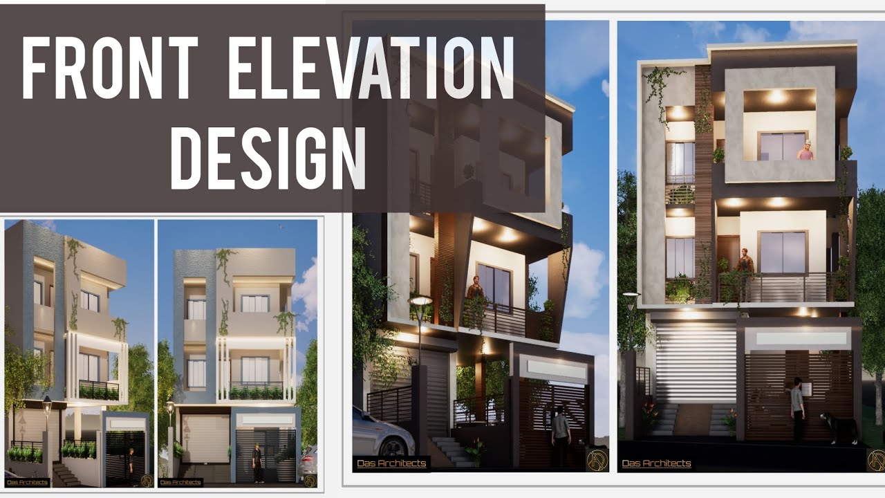 Episode-3 Front Elevation Design | ARCHITECTURE | Facade Design - YouTube