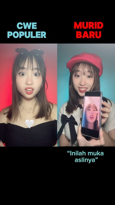 #pov muka asli cewe populer yg sombong itu terbongkar oleh si murid baru - YouTube