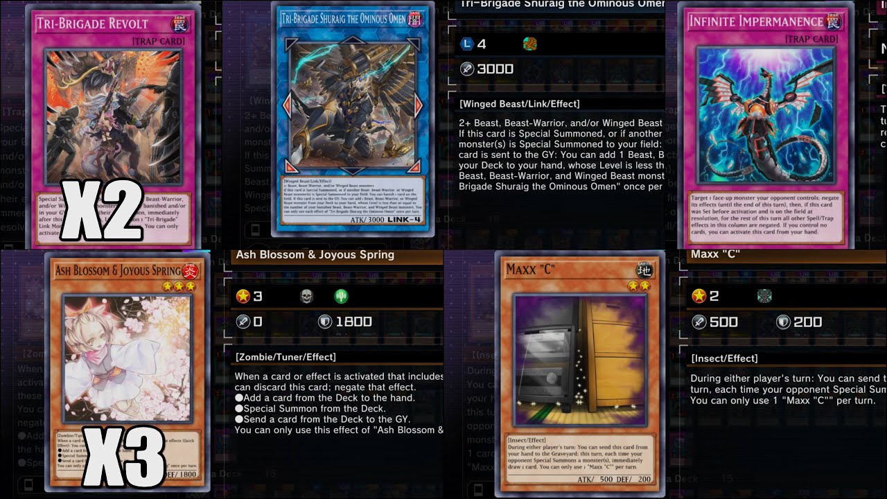 Yu-Gi-Oh! Master Duel: When Tri-Zoo hits you with 3 Ash, Maxx "C ...