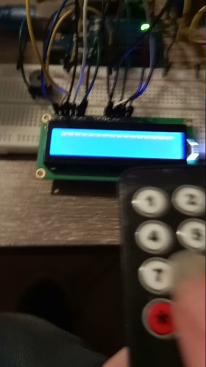 IR Servo with LCD Display and Buzzer Alarm Arduino UNO Dylan Wynne - YouTube