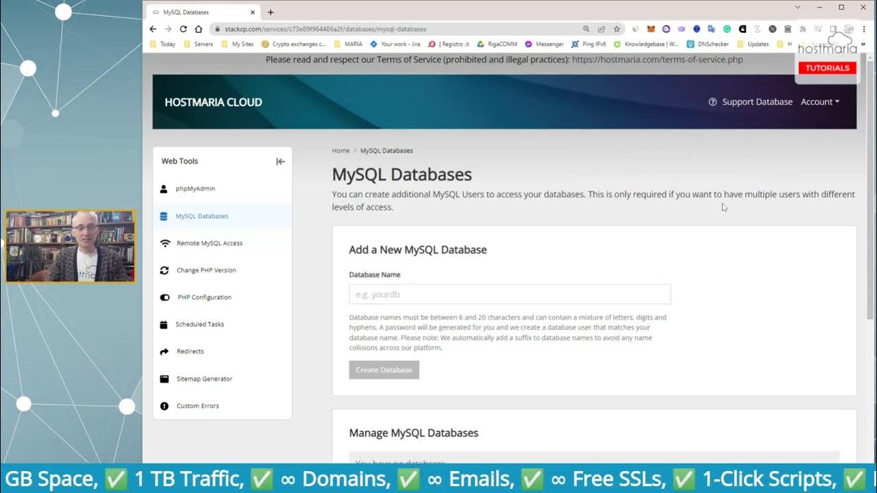 💁🏻🗄️ How to create a MySQL database at StackCP? HostMaria Tutorial - YouTube