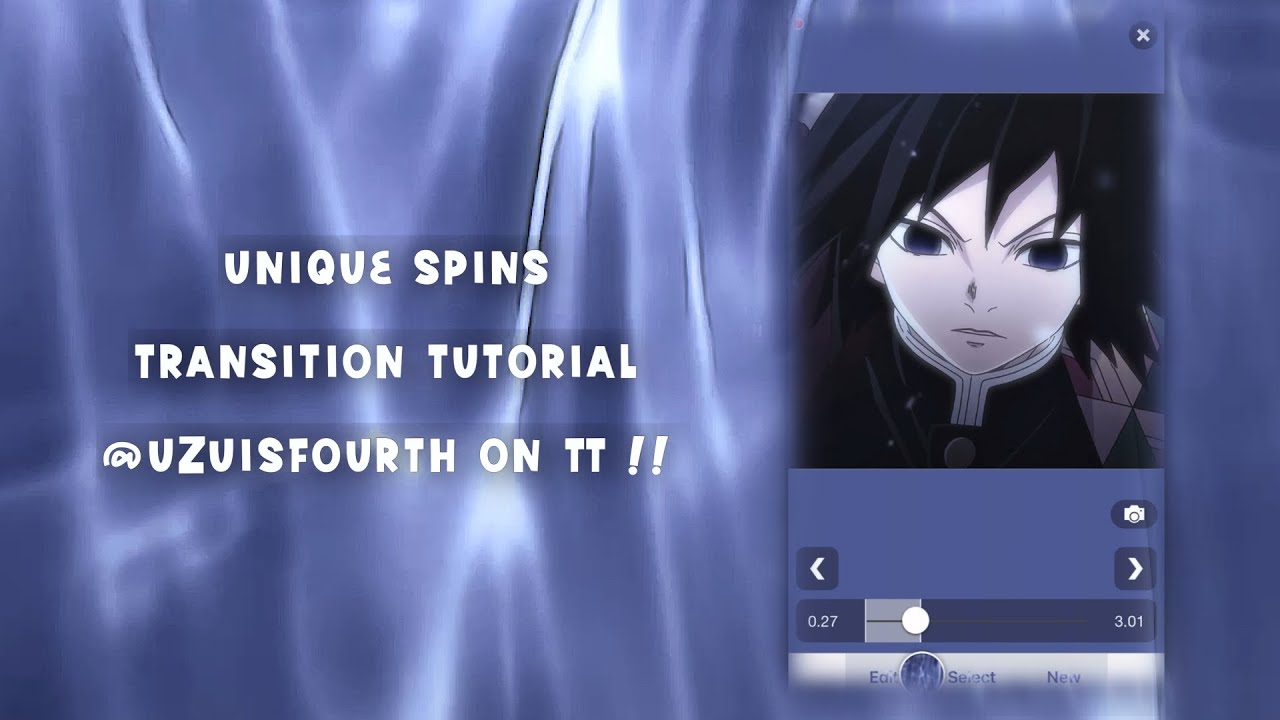 unique spins transition tutorial !! - YouTube