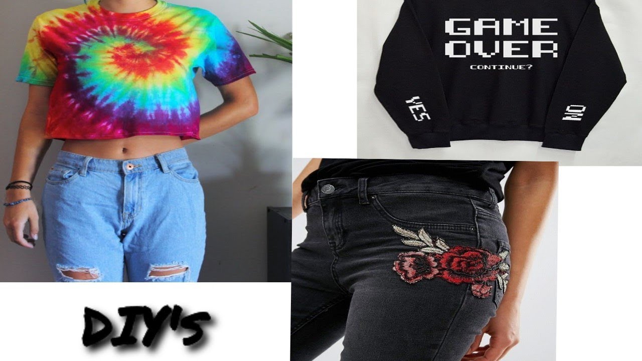 3 DIY's para RENOVAR tu ropa👚 |*Stephanie Alvarez*| - YouTube