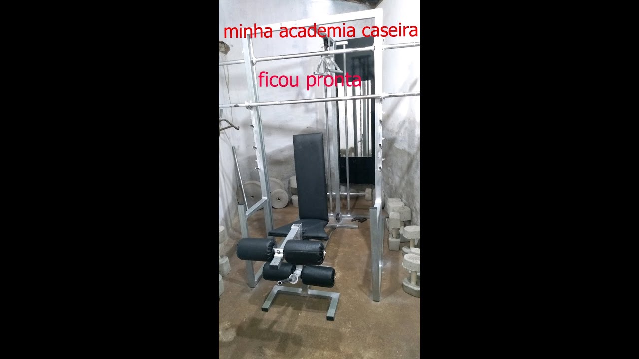projeto academia caseira - YouTube
