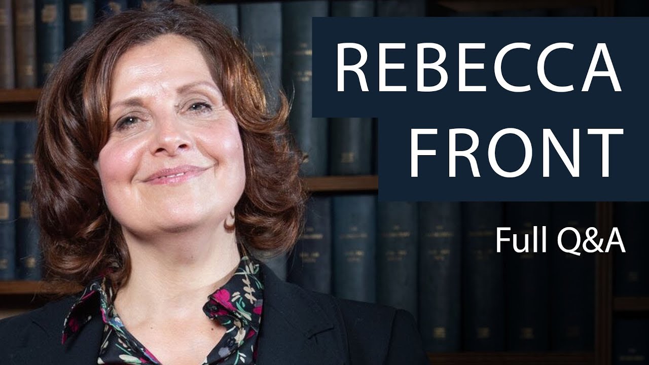 Rebecca Front | Full Q&A at The Oxford Union - YouTube
