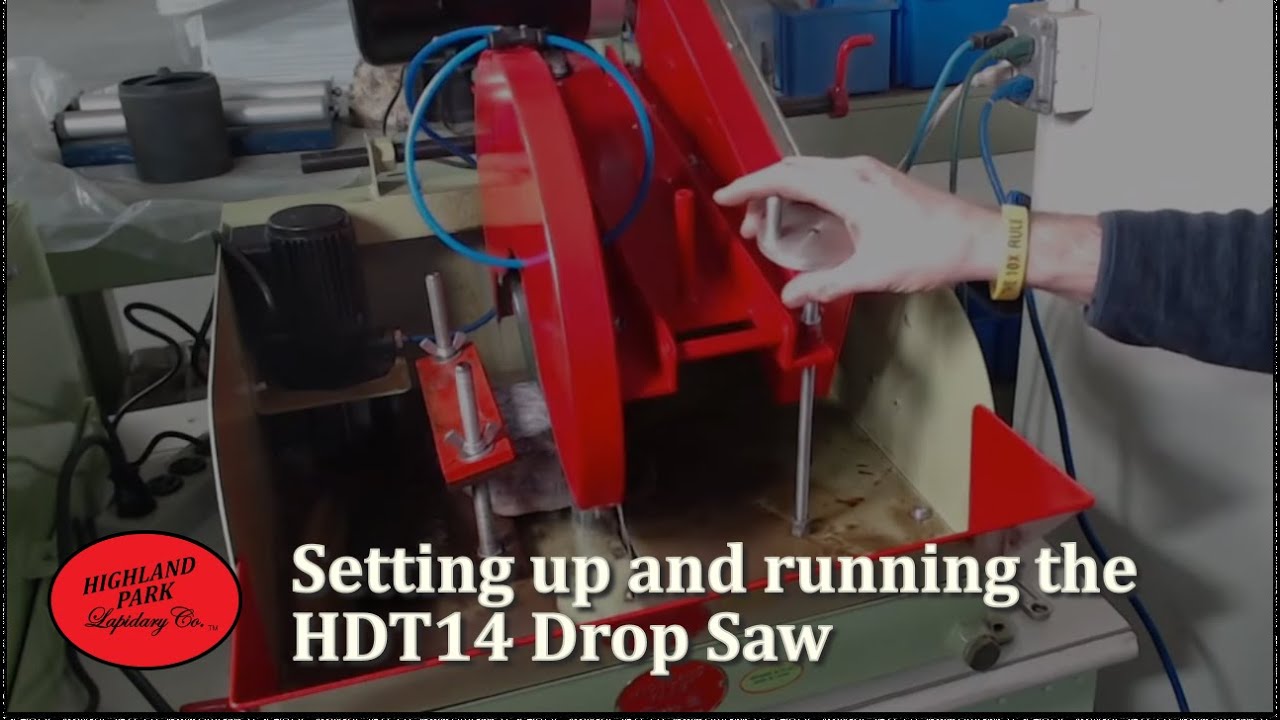 Setting up and running the HDT14 Drop Saw - YouTube