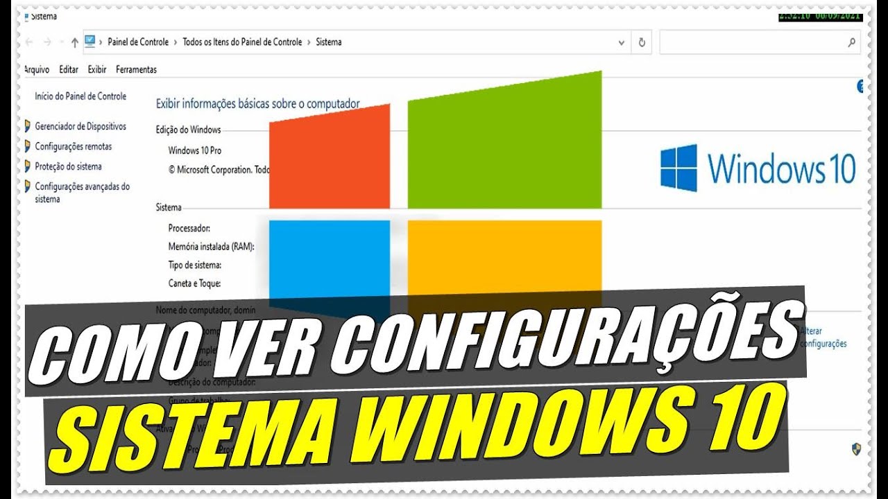 2 FORMAS SIMPLES E RÁPIDAS PARA VER AS CONFIGURAÇÕES DO PC E NOTEBOOK ...