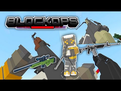 Minecraft 3d Guns With Cool Animations New Update Blockops Addon For Mcpe/Bedrock - YouTube