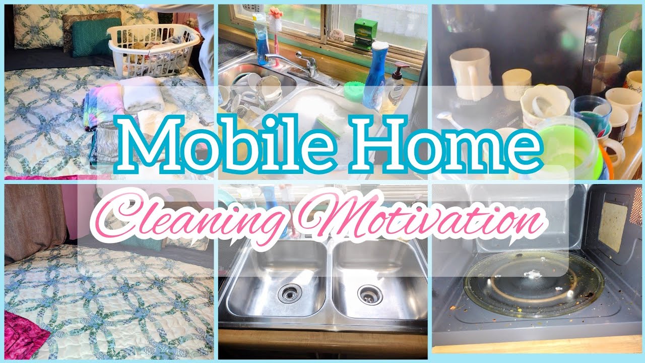 mobile home clean with me | cleaning motivation | mobile home living ...