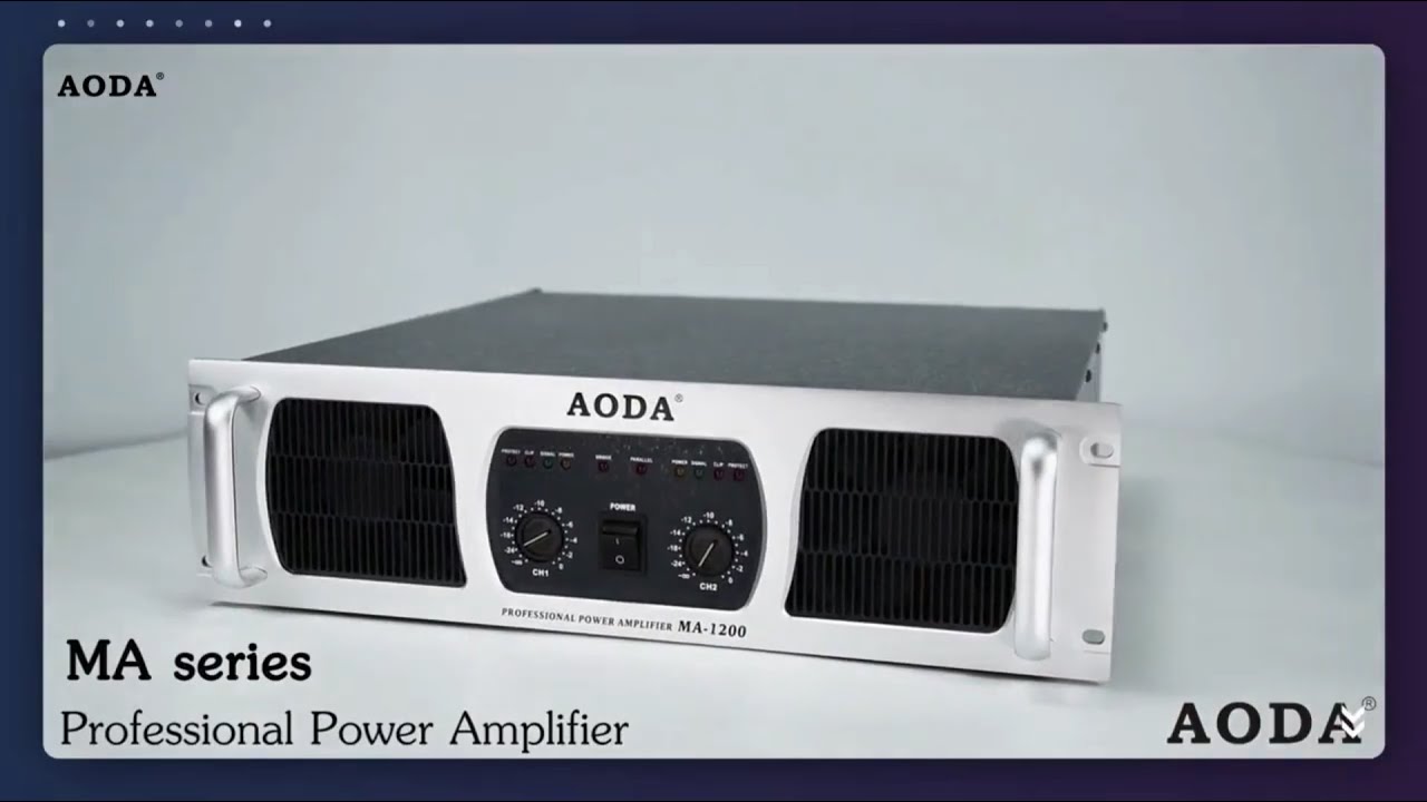 Enping Aoda Electronic | Professional Power Amplifier Manufacturer ...