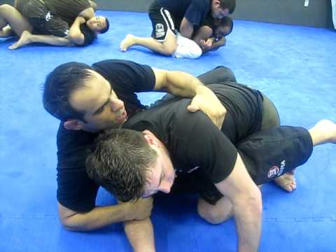 grappling/ brazilian jiu jitsu head and arm triangle from armdrag - YouTube