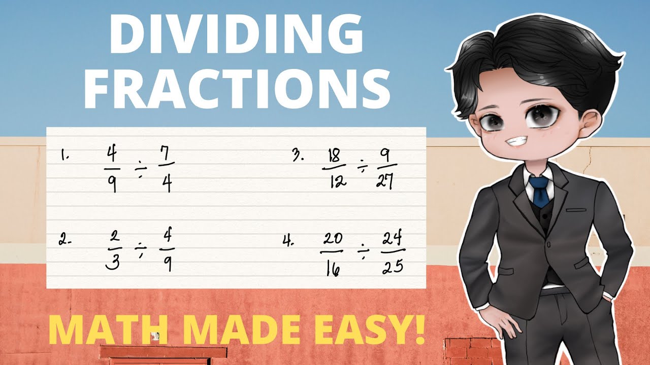 DIVIDING FRACTIONS │ FILIPINO/ TAGALOG │ PROF D - YouTube
