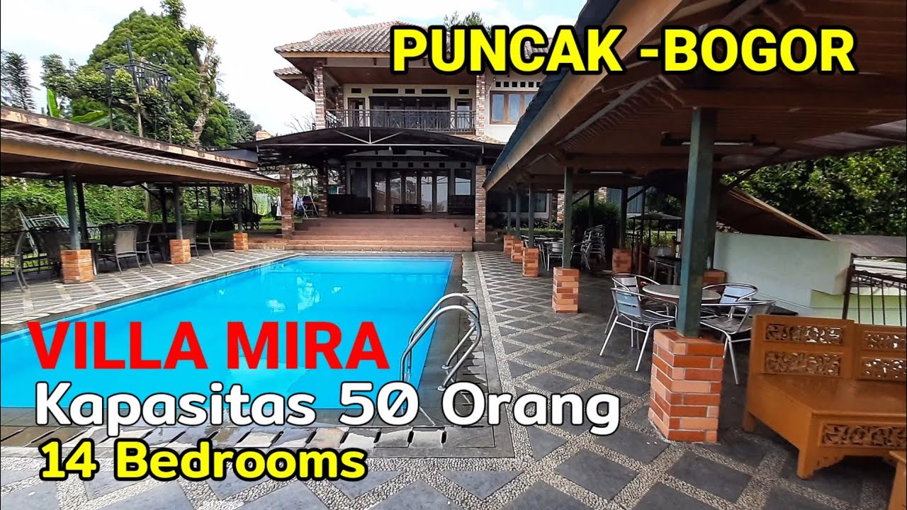 Villa Murah di Puncak Bogor Kapasitas 50 orang‼️Villa Mira - YouTube