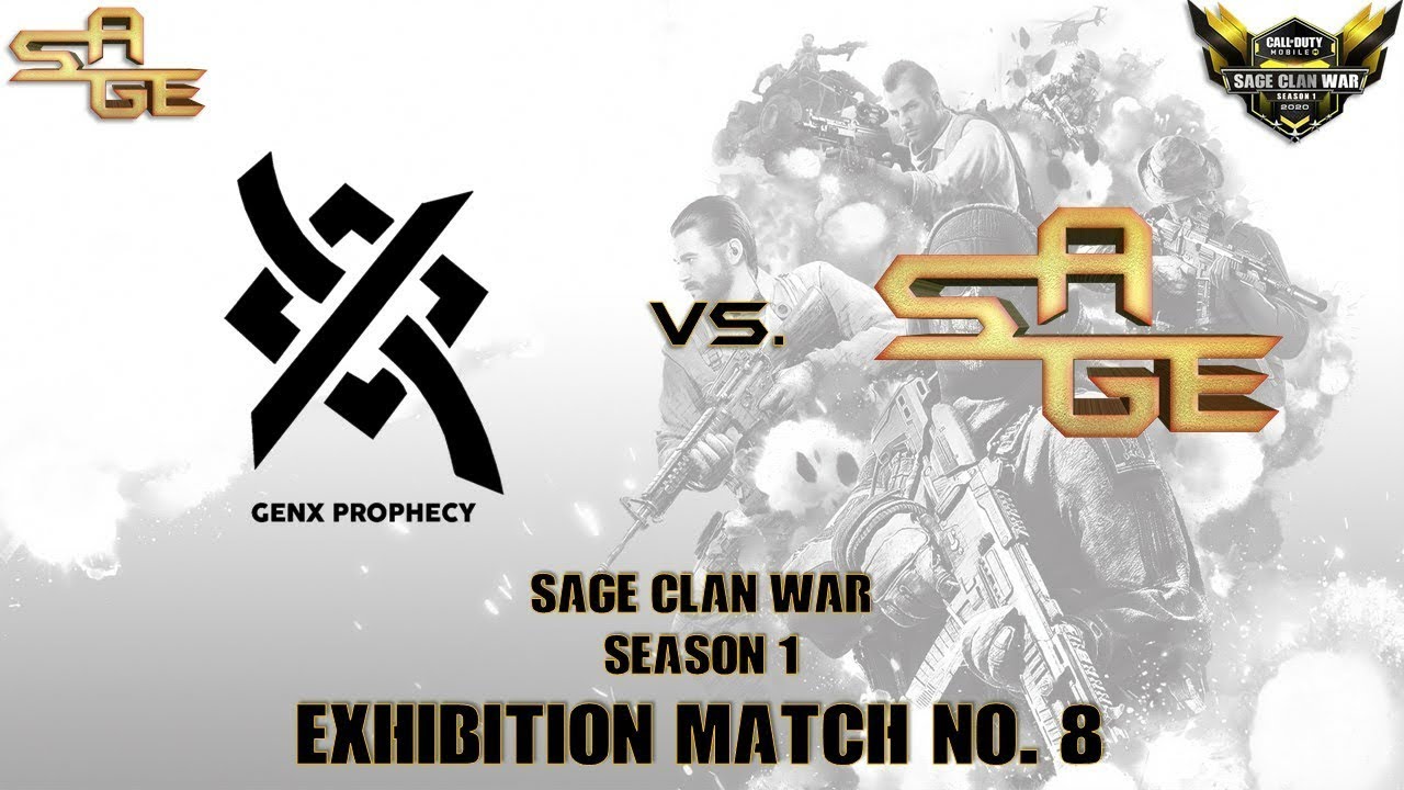 SAGE VS GENX |🔥 Exhibition Match #8🔥 | SAGE CLAN WAR SEASON 1 | Call of ...