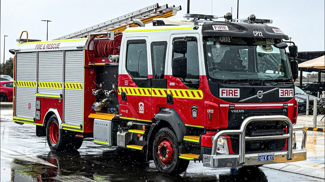 Busselton VFRS New Volvo CP Turning out / On Scene / Leaving a DBA in ...