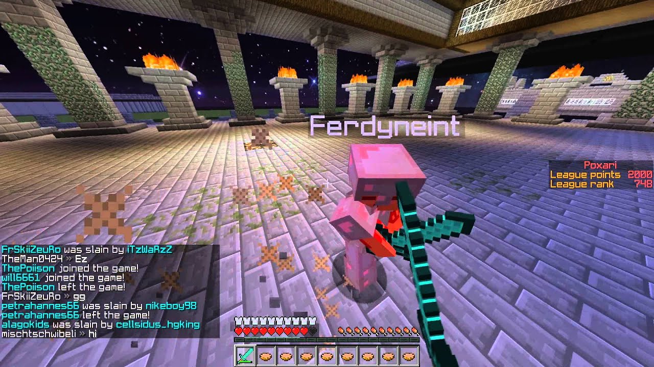 Minecraft PvP SUPER SLOW MOTION - YouTube