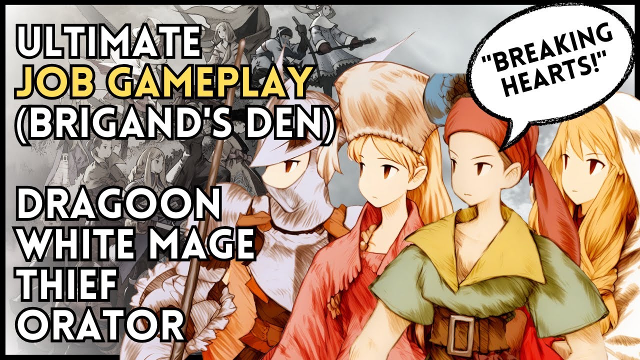 Final Fantasy Tactics - Job Gameplay ⚔️ Dragoon | White Mage | Thief ...
