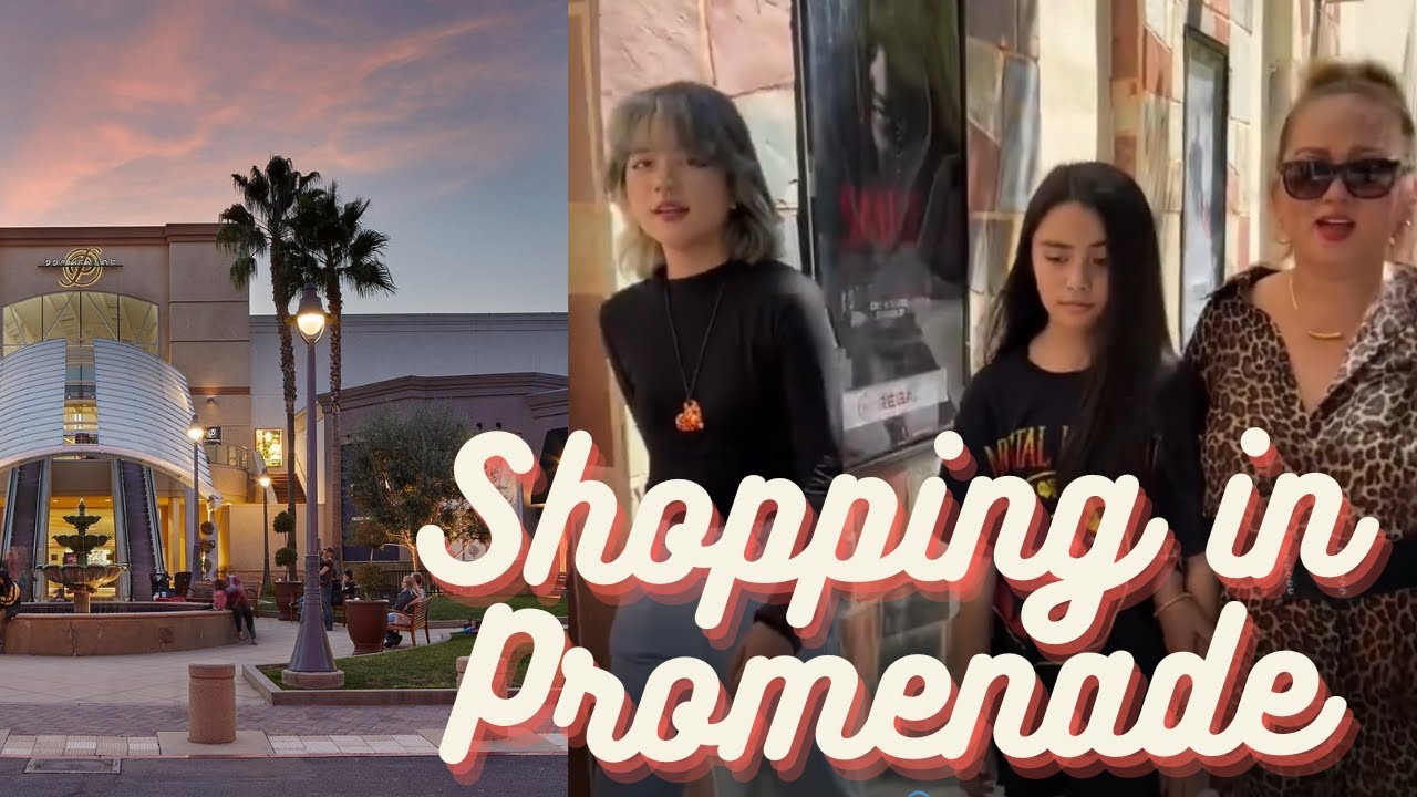 Filipino family shopping sa America | Promenade Mall, Temecula - YouTube