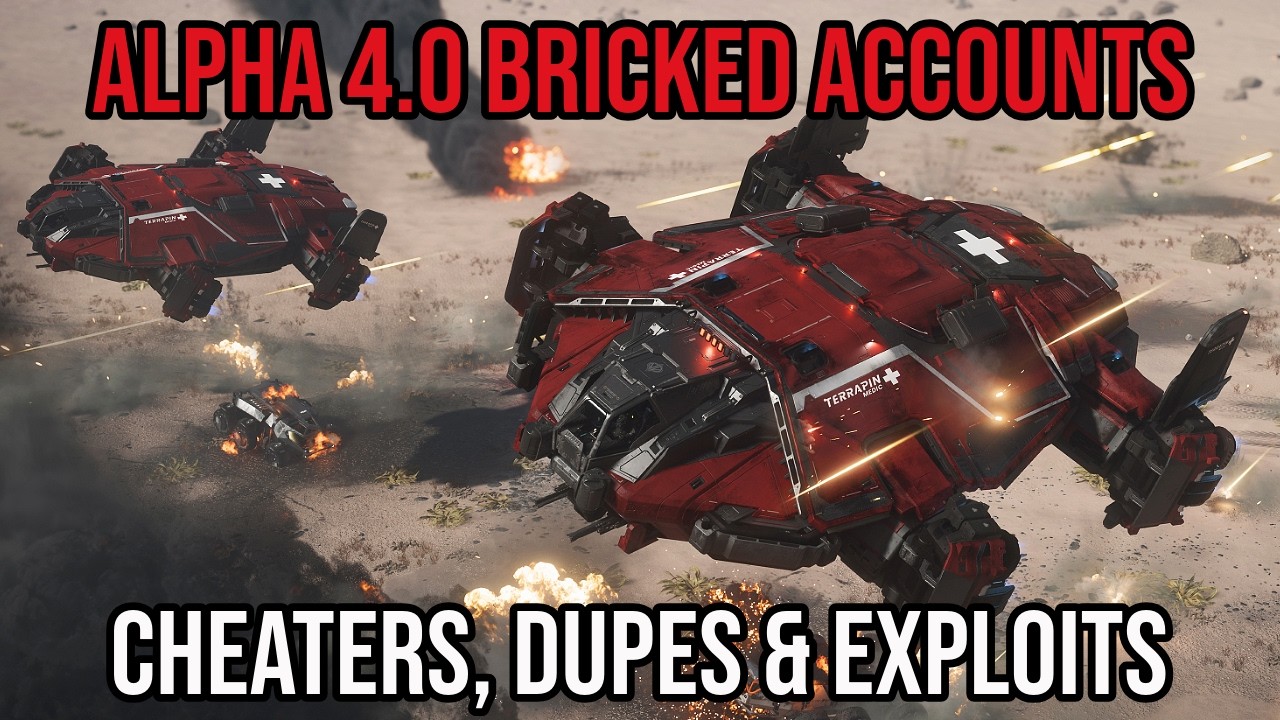 Star Citizen Alpha 4.0 BRICKED Accounts + Dupes, Cheaters & Exploits ...